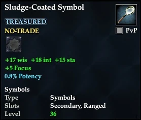 Sludge-Coated Symbol | EverQuest 2 Wiki | Fandom