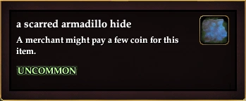 a scarred armadillo hide | EverQuest 2 Wiki | Fandom