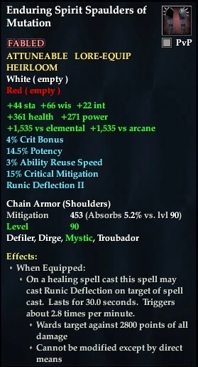 Enduring Spirit Spaulders of Mutation | EverQuest 2 Wiki | Fandom