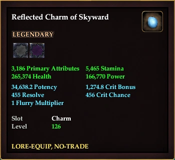 Reflected Charm of Skyward | EverQuest 2 Wiki | Fandom