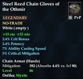 Steel Reed Chain Gloves of the Othmir | EverQuest 2 Wiki | Fandom
