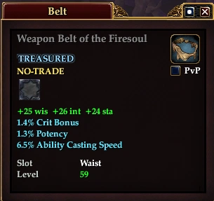 Weapon Belt of the Firesoul | EverQuest 2 Wiki | Fandom