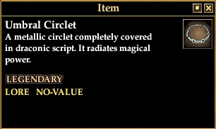 Umbral Circlet | EverQuest 2 Wiki | Fandom