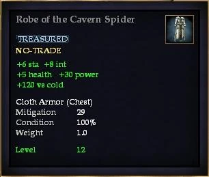 Robe of the Cavern Spider | EverQuest 2 Wiki | Fandom