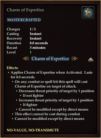 Charm of Expertise | EverQuest 2 Wiki | Fandom