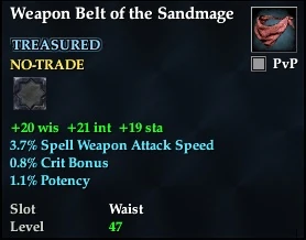 Weapon Belt of the Sandmage | EverQuest 2 Wiki | Fandom