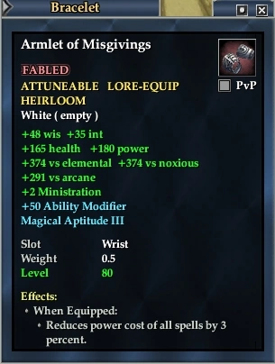 Armlet of Misgivings | EverQuest 2 Wiki | Fandom