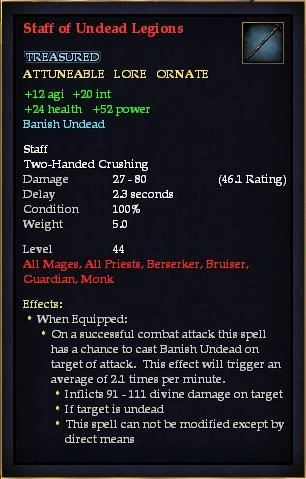 Staff of Undead Legions | EverQuest 2 Wiki | Fandom