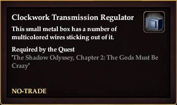 Clockwork Transmission Regulator | EverQuest 2 Wiki | Fandom