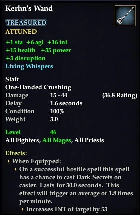 Kerhn's Wand | EverQuest 2 Wiki | Fandom