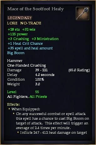 Mace of the Sootfoot Healy | EverQuest 2 Wiki | Fandom