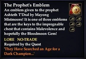 The Prophet's Emblem | EverQuest 2 Wiki | Fandom