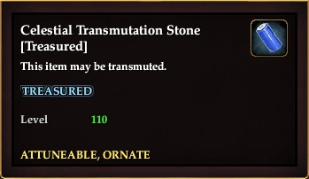 Celestial Transmutation Stone [Treasured] | EverQuest 2 Wiki | Fandom