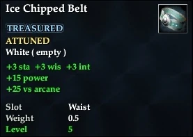 Ice Chipped Belt | EverQuest 2 Wiki | Fandom