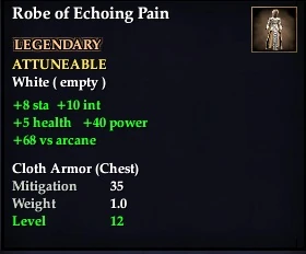 Robe of Echoing Pain | EverQuest 2 Wiki | Fandom