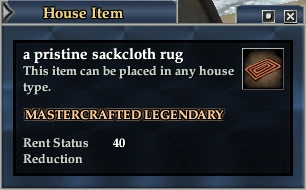 a pristine sackcloth rug | EverQuest 2 Wiki | Fandom