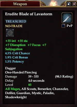 Erudite Blade of Lavastorm | EverQuest 2 Wiki | Fandom