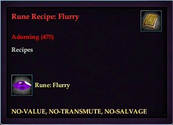 Rune Recipe: Flurry | EverQuest 2 Wiki | Fandom