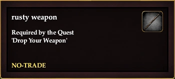 rusty weapon | EverQuest 2 Wiki | Fandom