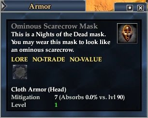 Ominous Scarecrow Mask | EverQuest 2 Wiki | Fandom