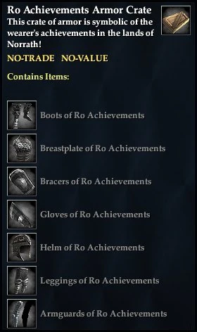 Ro Achievements Armor Crate | EverQuest 2 Wiki | Fandom