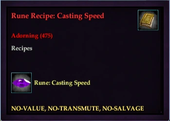 Rune Recipe: Casting Speed | EverQuest 2 Wiki | Fandom