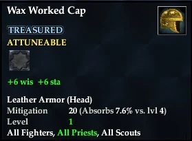 Wax Worked Cap | EverQuest 2 Wiki | Fandom