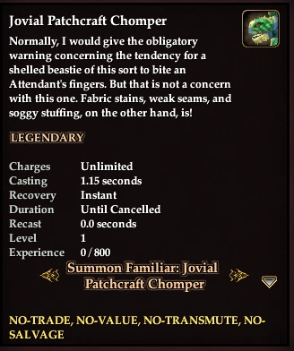 Jovial Patchcraft Chomper | EverQuest 2 Wiki | Fandom