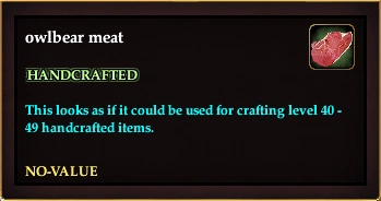 owlbear meat | EverQuest 2 Wiki | Fandom