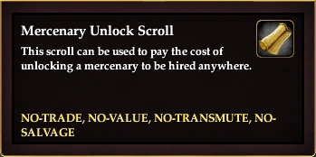 Mercenary Unlock Scroll | EverQuest 2 Wiki | Fandom