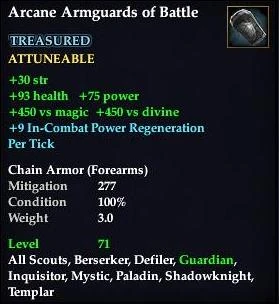 Arcane Armguards of Battle | EverQuest 2 Wiki | Fandom