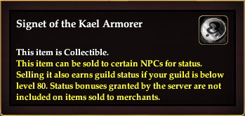 Signet of the Kael Armorer | EverQuest 2 Wiki | Fandom