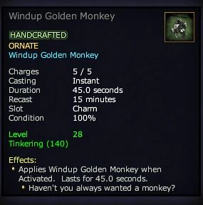 Windup Golden Monkey | EverQuest 2 Wiki | Fandom