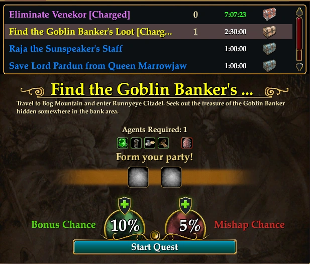Overseer Quest:Find the Goblin Banker's Loot | EverQuest 2 Wiki | Fandom