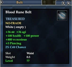 Blood Rune Belt | EverQuest 2 Wiki | Fandom