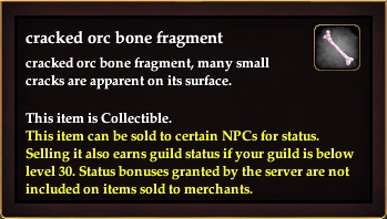 cracked orc bone fragment | EverQuest 2 Wiki | Fandom