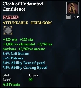 Cloak of Undaunted Confidence | EverQuest 2 Wiki | Fandom