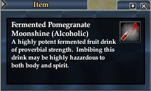 Fermented Pomegranate Moonshine (Alcoholic) | EverQuest 2 Wiki | Fandom
