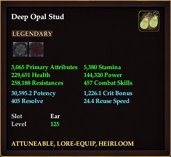 Deep Opal Stud | EverQuest 2 Wiki | Fandom