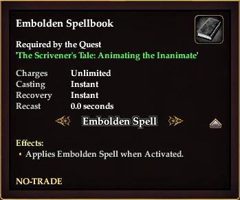 Embolden Spellbook | EverQuest 2 Wiki | Fandom