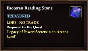 Esoteran Reading Stone | EverQuest 2 Wiki | Fandom