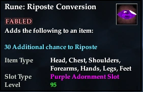 Rune: Riposte Conversion | EverQuest 2 Wiki | Fandom