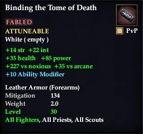Binding the Tome of Death | EverQuest 2 Wiki | Fandom