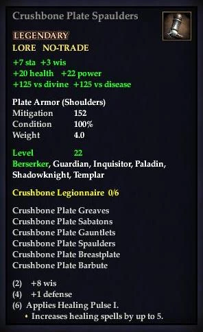 Crushbone Plate Spaulders | EverQuest 2 Wiki | Fandom