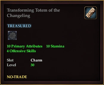 Transforming Totem of the Changeling | EverQuest 2 Wiki | Fandom