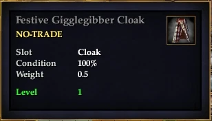 Festive Gigglegibber Cloak | EverQuest 2 Wiki | Fandom