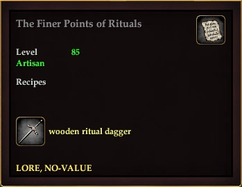 The Finer Points of Rituals | EverQuest 2 Wiki | Fandom