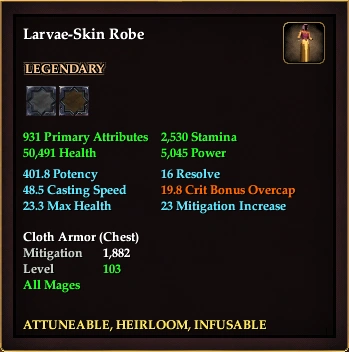 Larvae-Skin Robe | EverQuest 2 Wiki | Fandom