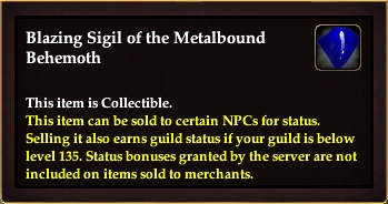 Blazing Sigil of the Metalbound Behemoth | EverQuest 2 Wiki | Fandom