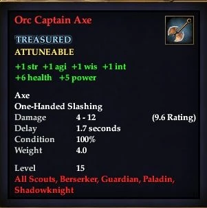 Orc Captain Axe | EverQuest 2 Wiki | Fandom